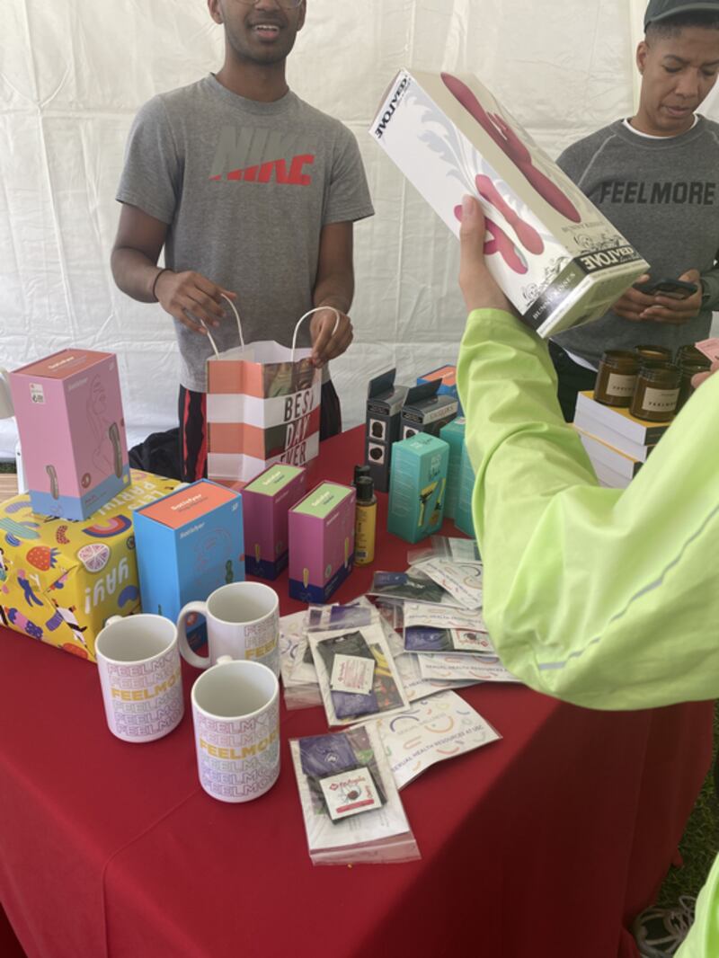 Students gathered around the Sexploration Tent during USC’s Sex Week to remind us why sex ...