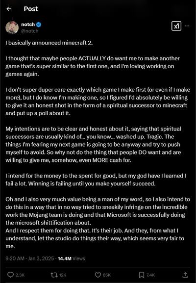 Minecraft creator Notch and his next move – Annenberg Media